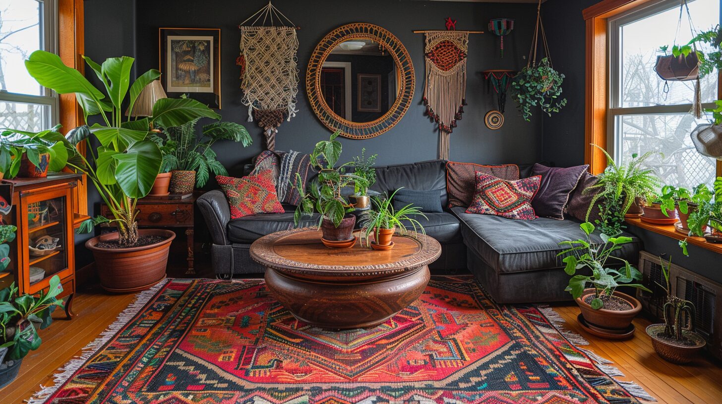 29 Dark Boho Living Room Ideas - My Elegant Home