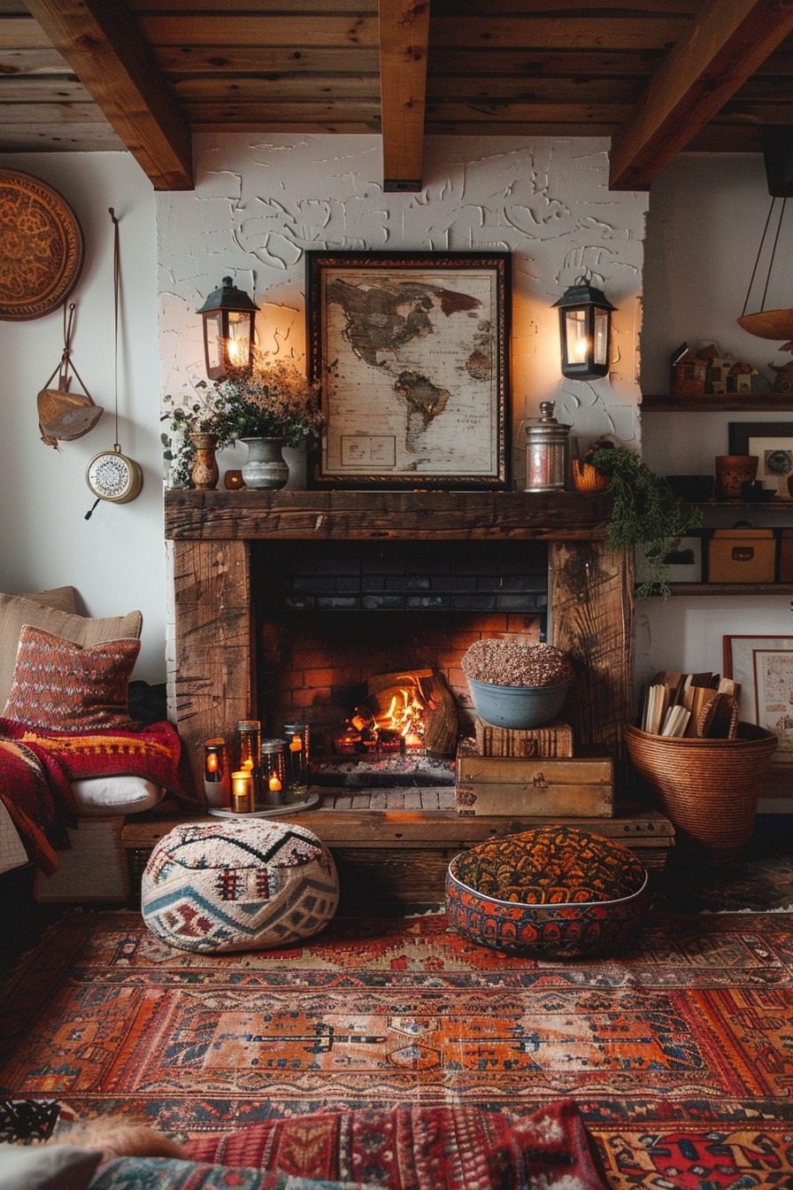 29 Boho Bedroom With Fireplace Ideas for a Warm and Stylish Retreat ...