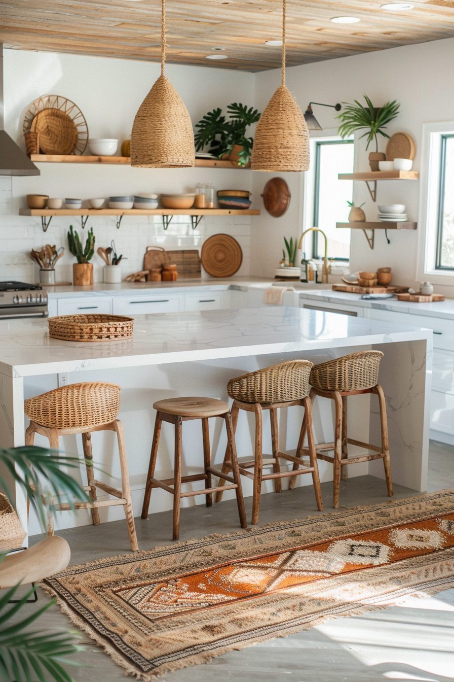 29 Boho Kitchen Ideas for a Vibrant Culinary Experience - My Elegant Home