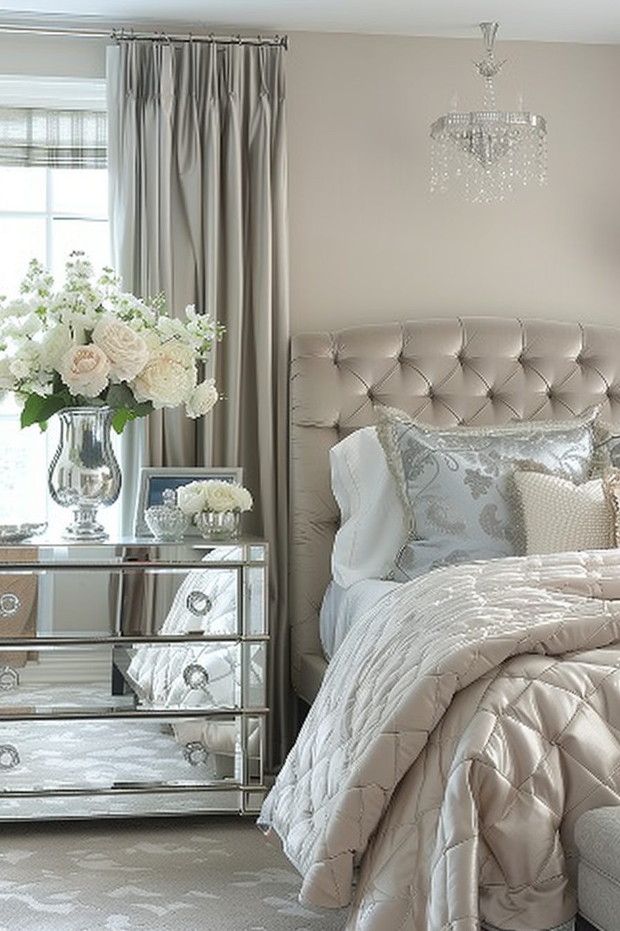 29 Glam Bedroom Decor Ideas for a Stunning Bedroom - My Elegant Home