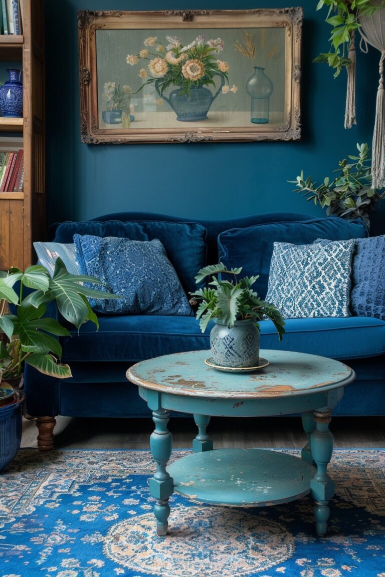29 Blue Boho Apartment Ideas for a Relaxed Vibe - My Elegant Home