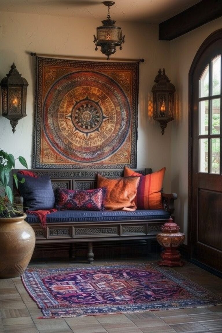 29 Boho Entryway Ideas for a Cozy and Welcoming Vibe - My Elegant Home