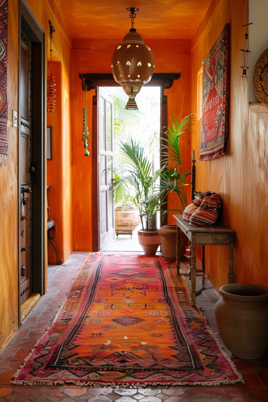 29 Boho Entryway Ideas for a Cozy and Welcoming Vibe - My Elegant Home