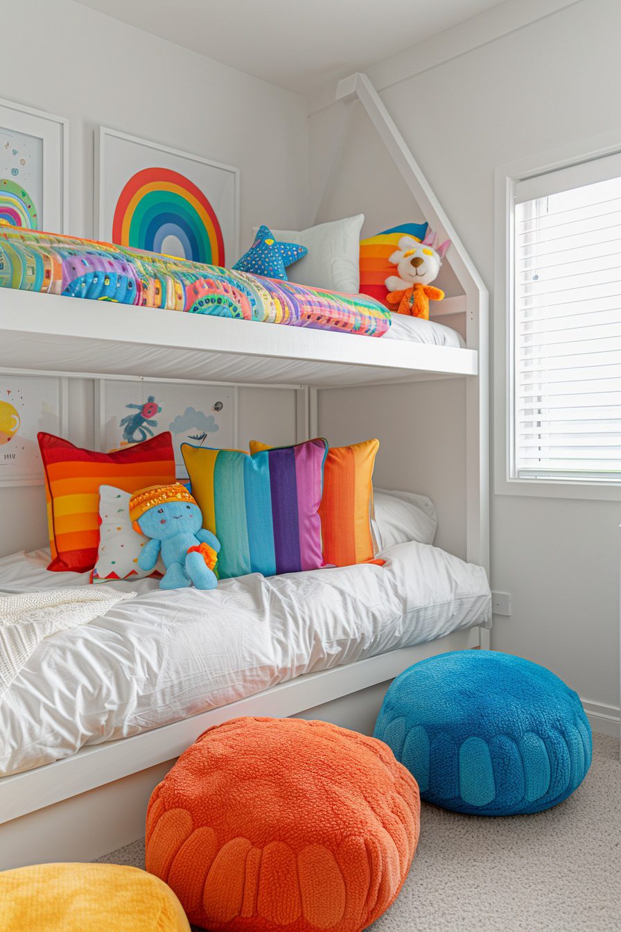 29 Rainbow Bedroom Ideas for Kids and Teens - My Elegant Home
