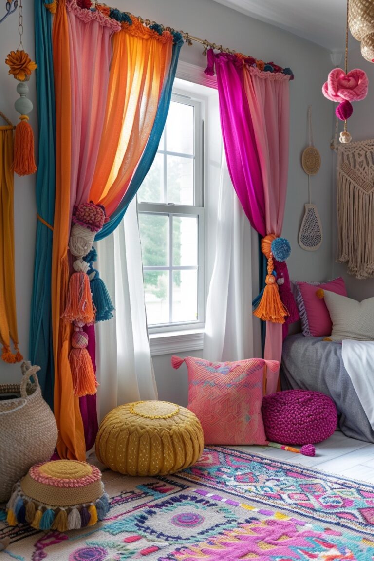 29 Boho Window Treatments to Brighten Your Room - My Elegant Home