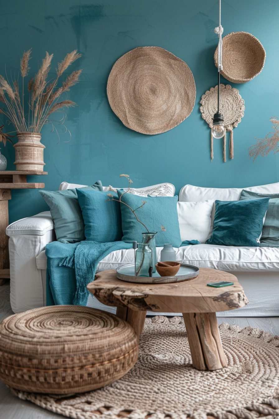 29 Blue Boho Apartment Ideas for a Relaxed Vibe - My Elegant Home