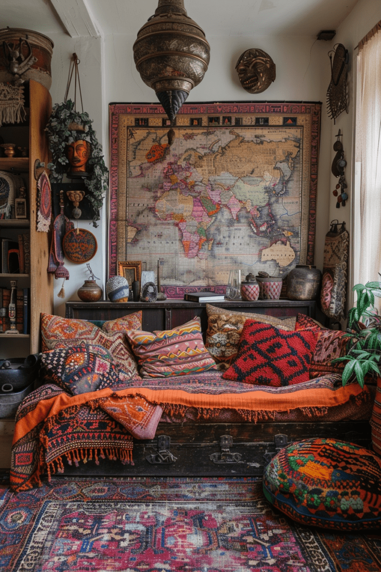 29 Boho Maximalist Living Room Ideas: Embrace Vibrant Patterns and ...