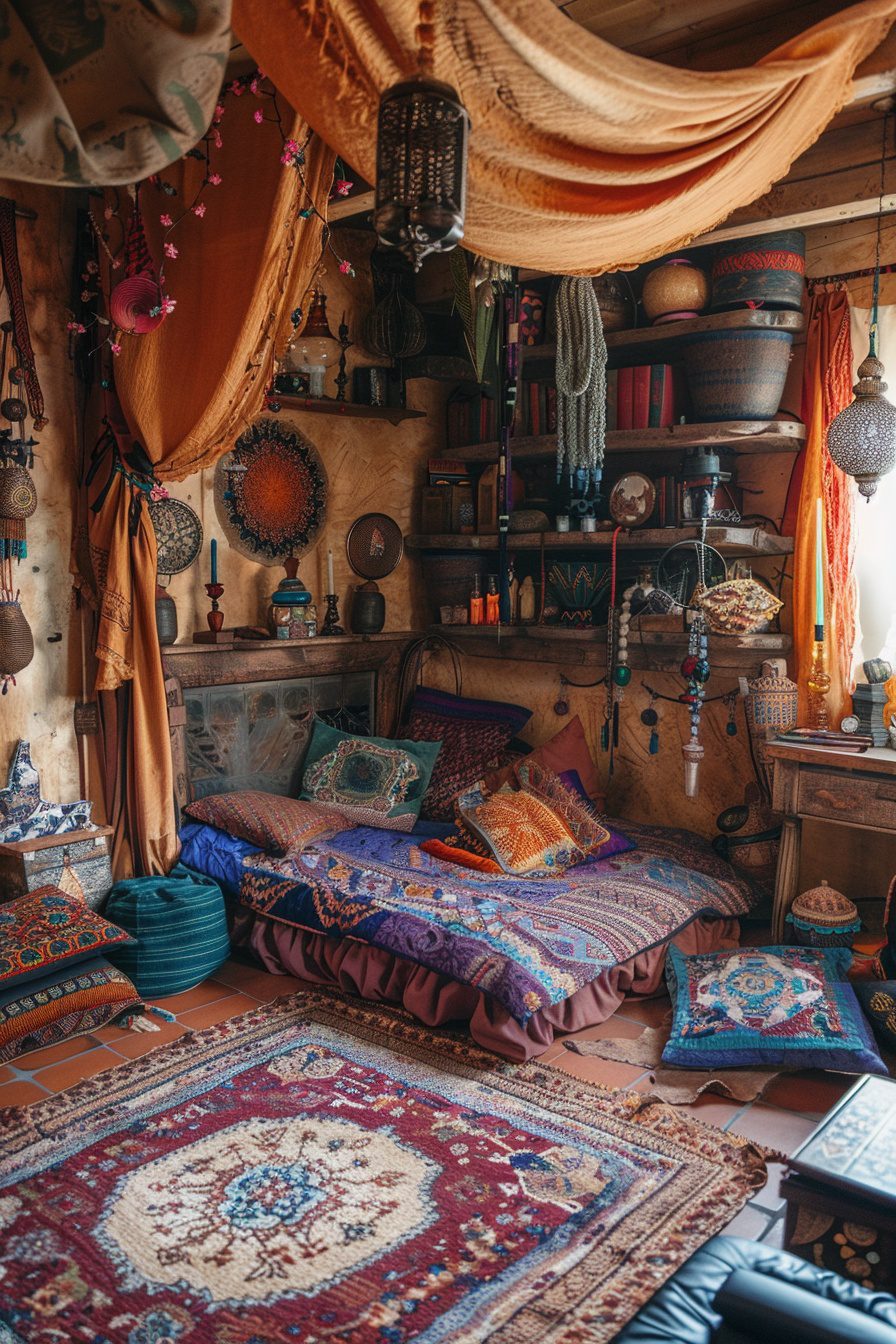 29 Rustic Boho Witchy Bedroom Ideas for a Whimsical and Earthy Look ...