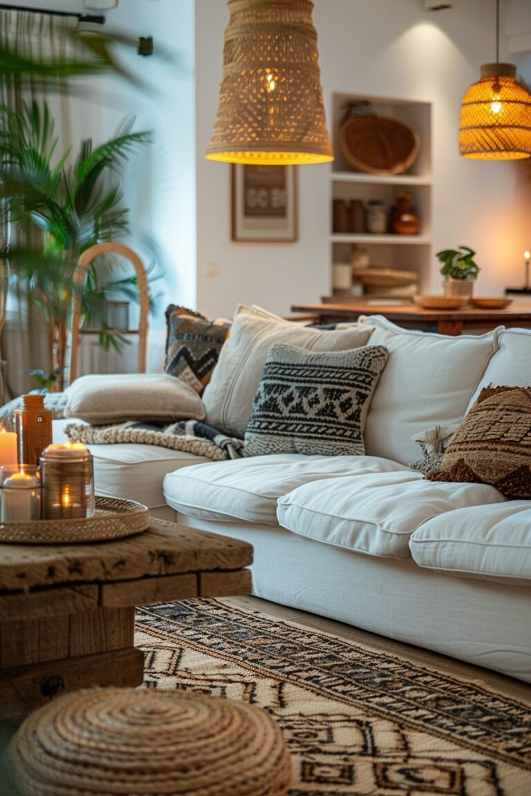 29 Scandi Boho Living Room Ideas to Transform Your Space into a Calm ...