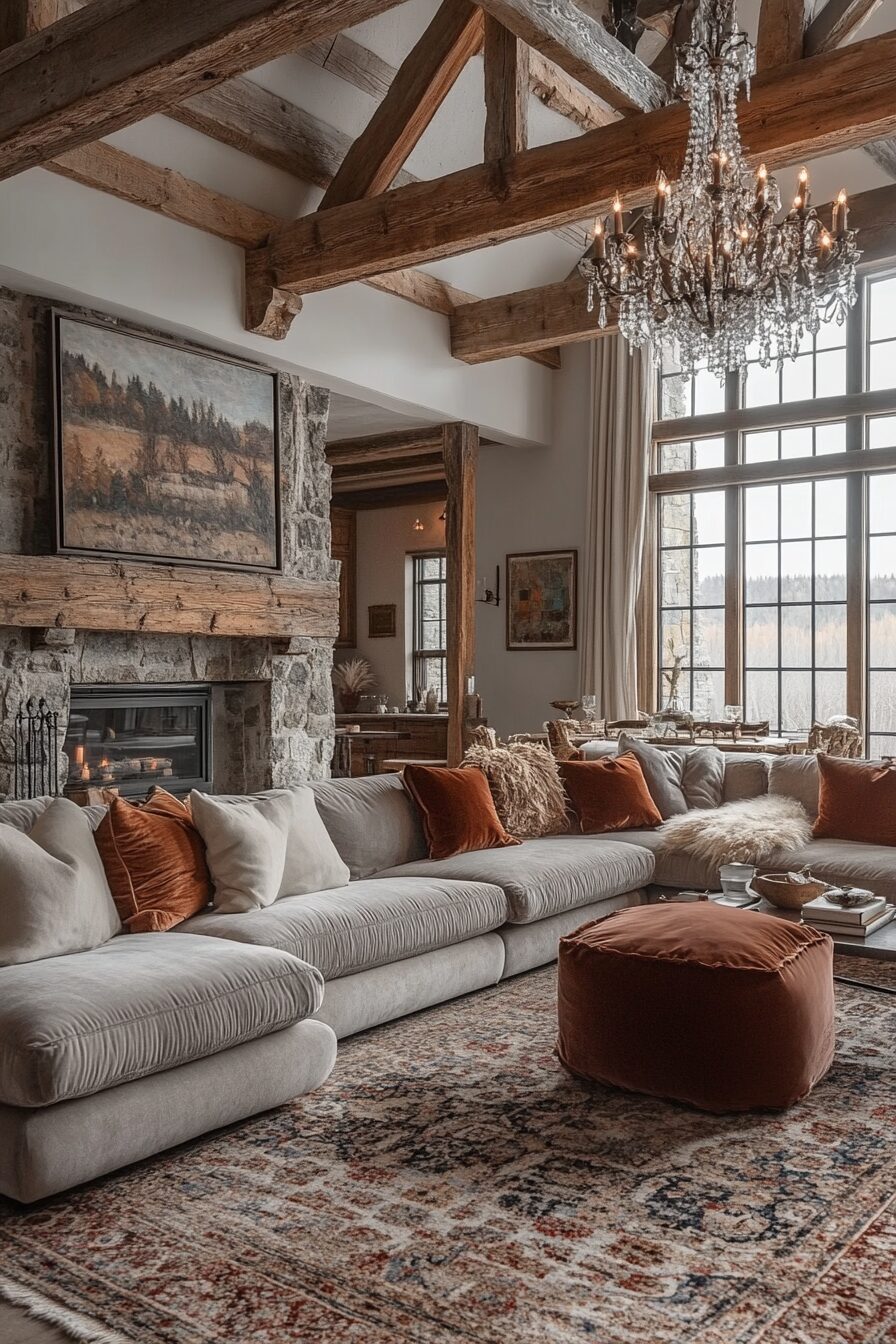 29 Rustic Living Room Ideas to Transform Your Space into a Country ...