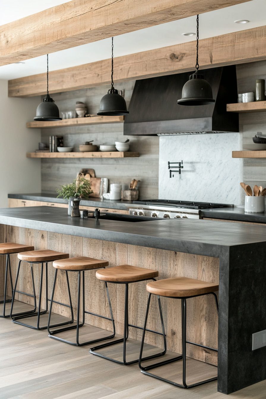 29 Rustic Modern Kitchen Ideas for a Perfect Blend of Cozy and ...