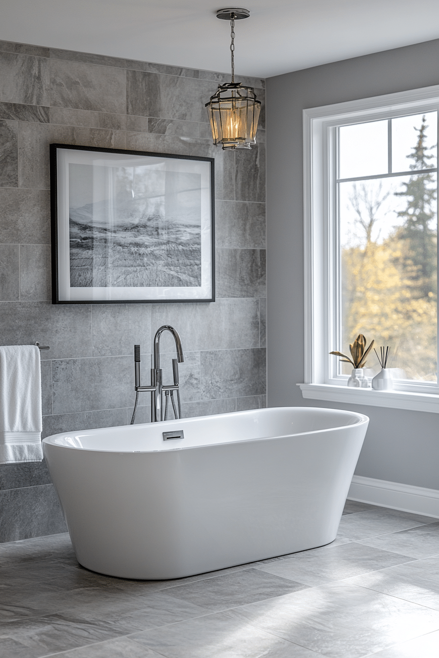 29 Grey Bathroom Decor Ideas for a Minimalist and Chic Bathroom - My ...